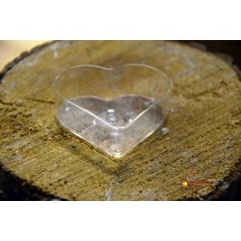 Tējas sveču forma Sirds